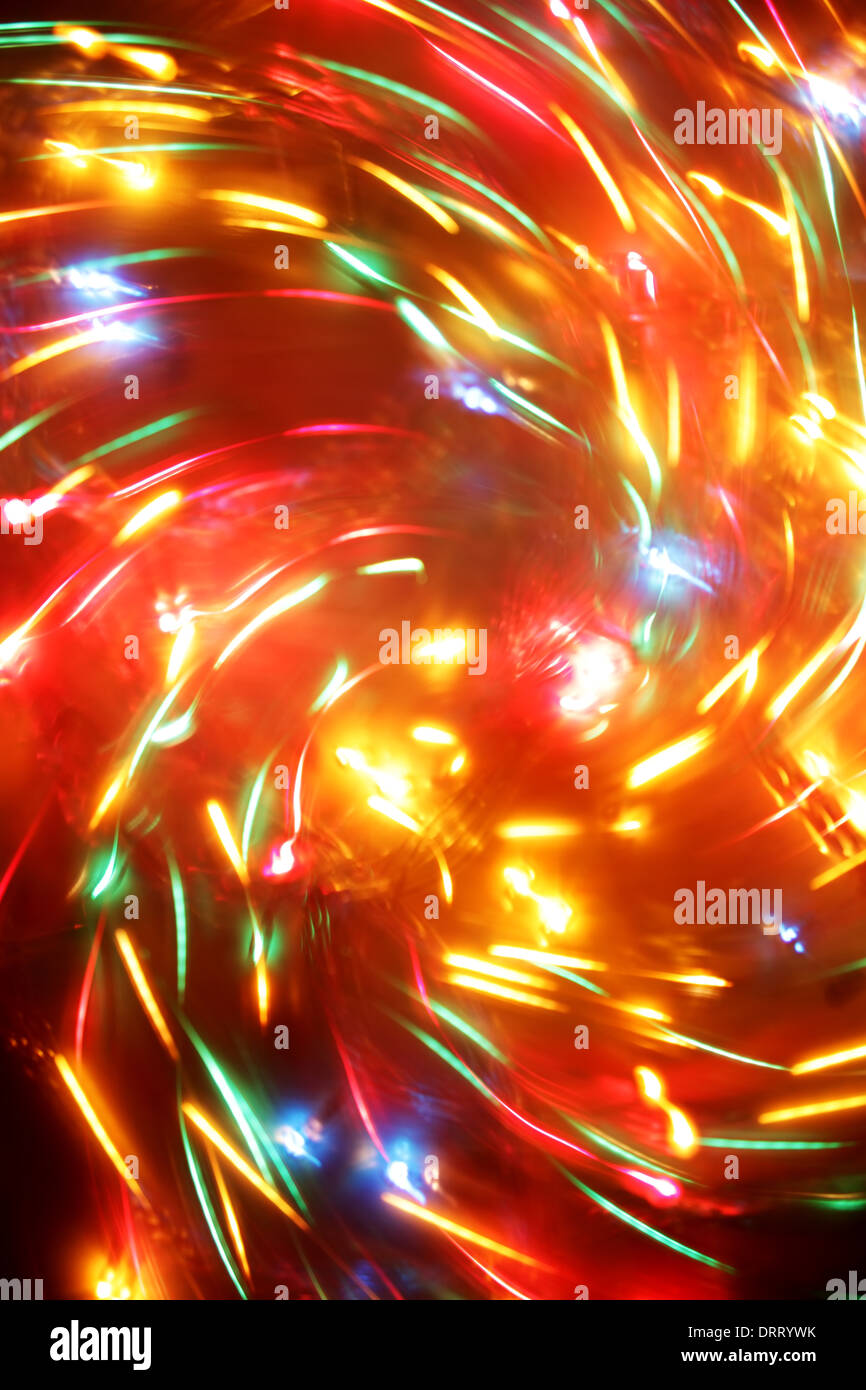 Multi-colored lights on a dark background Stock Photo - Alamy