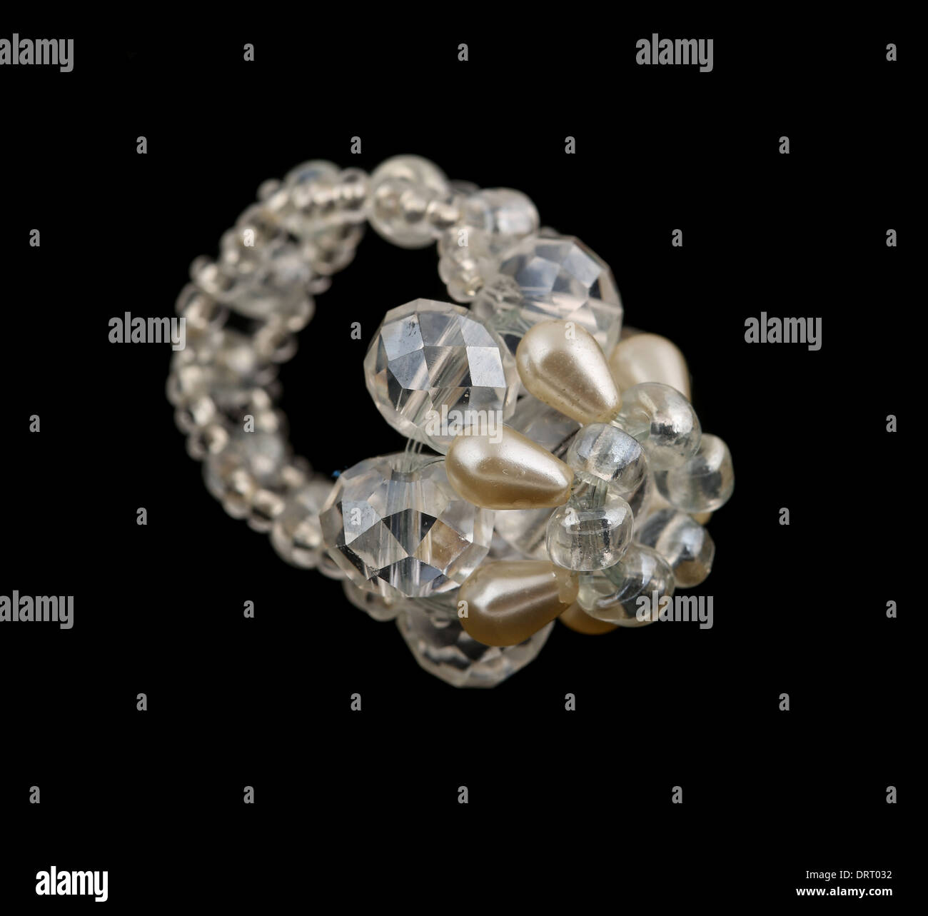 Crystal cluster ring Stock Photo - Alamy
