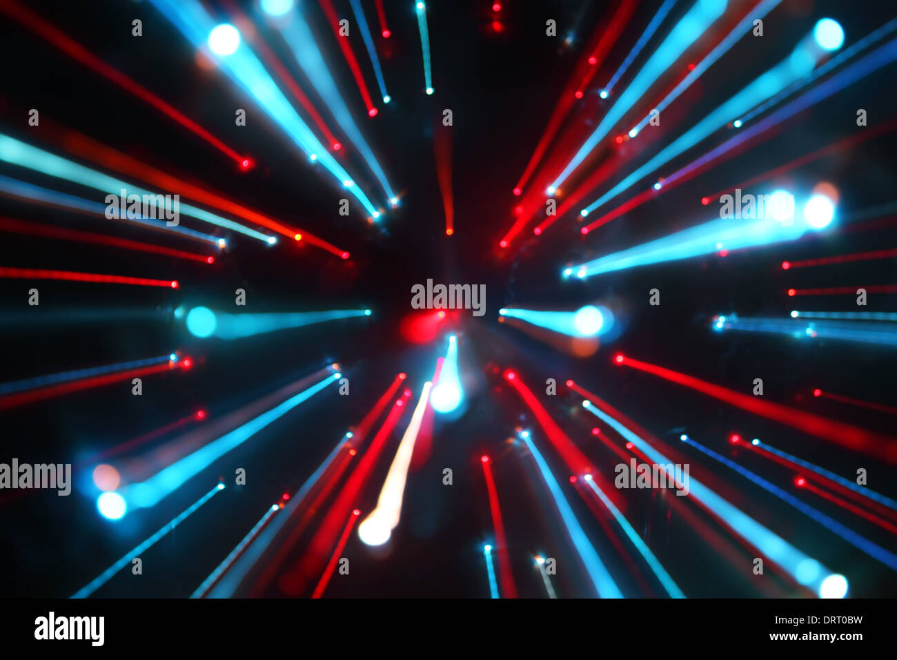 Multi-colored lights on a dark background Stock Photo - Alamy