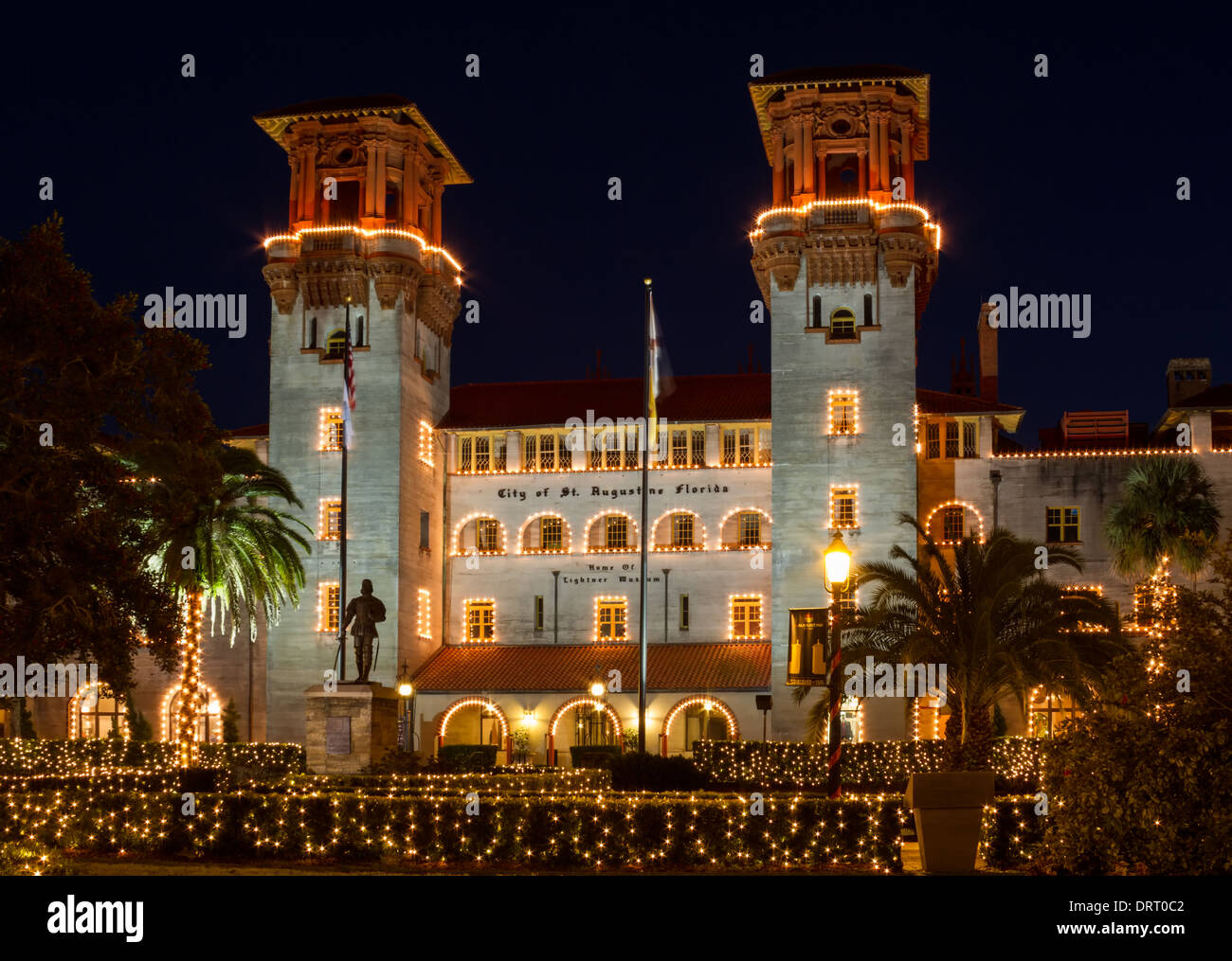 Old Hotel Alcazar now Lightner Museum, St. Augustine, Florida Stock ...