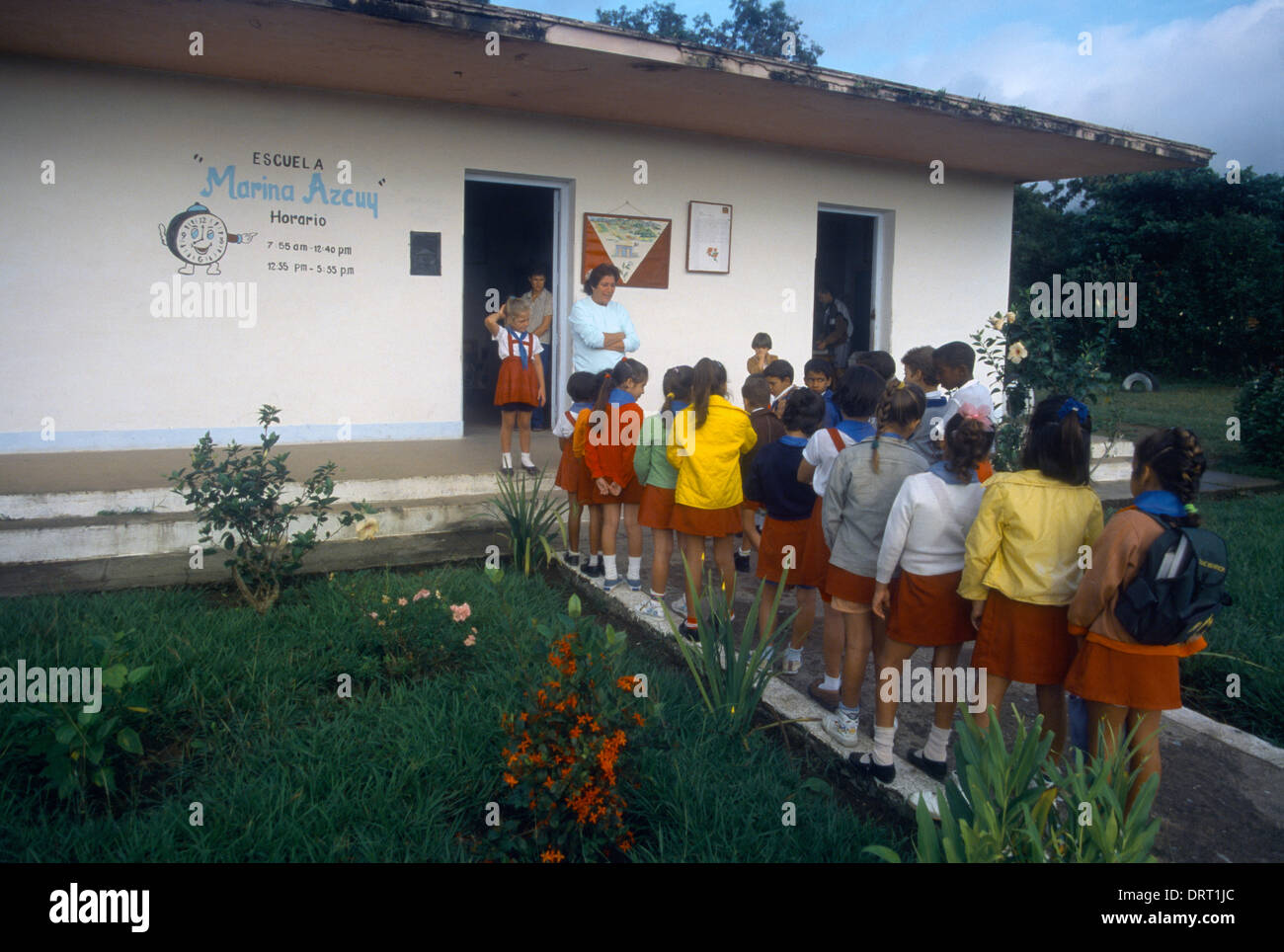 rural school pinar del rio cuba Stock Photo - Alamy