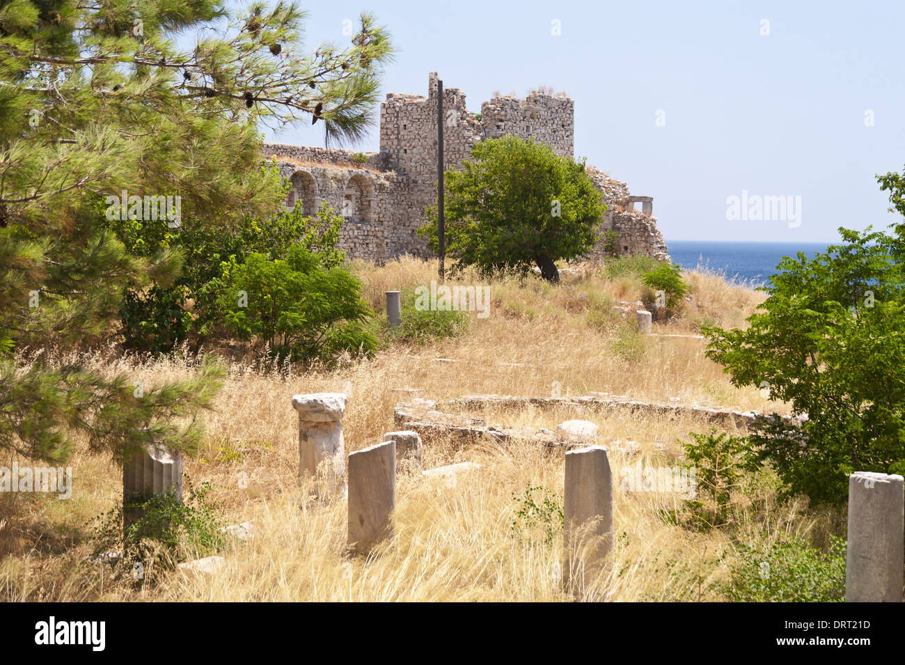 Ancient remains on Samos Stock Photo - Alamy