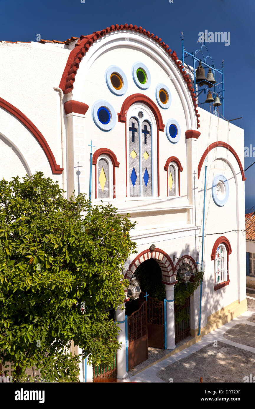 Church on Samos Stock Photo - Alamy