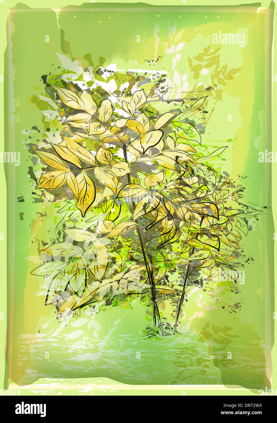 abstract green natural background Stock Photo - Alamy