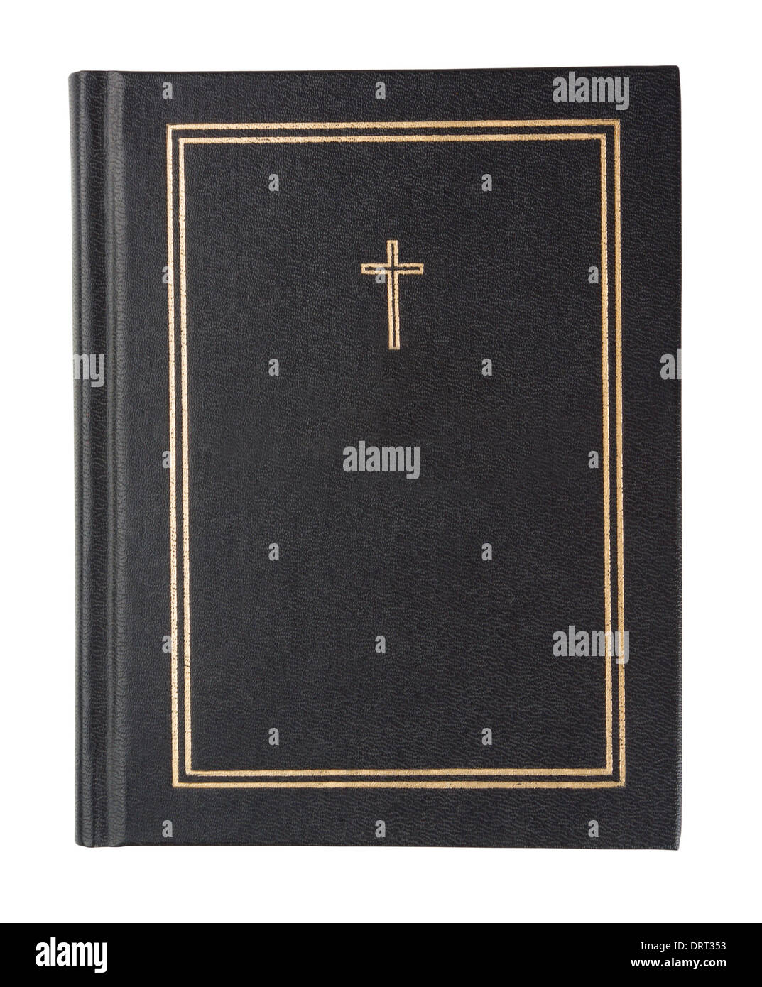 Black bible on a white background Stock Photo - Alamy