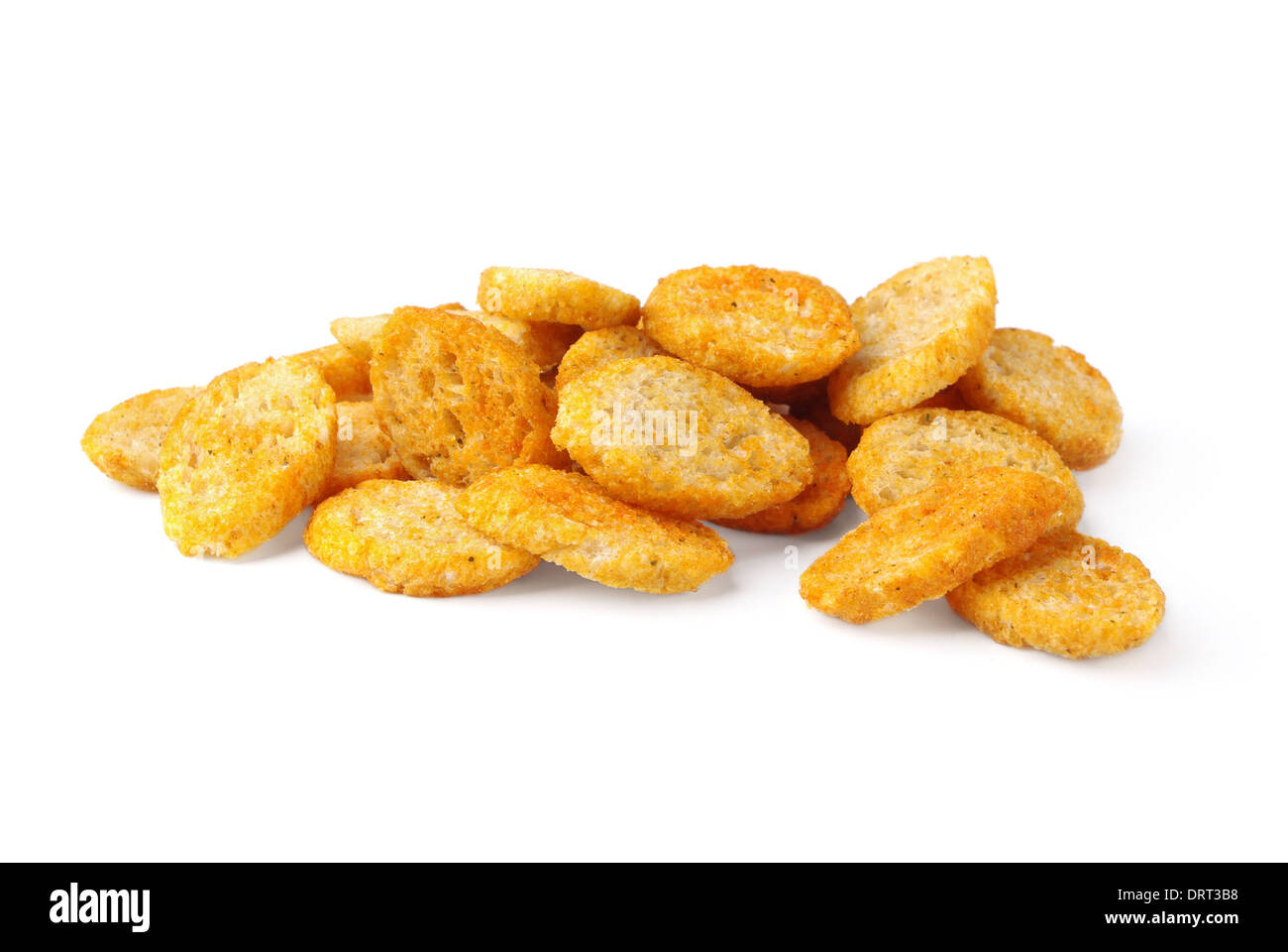 Group of rusk on a white background Stock Photo - Alamy