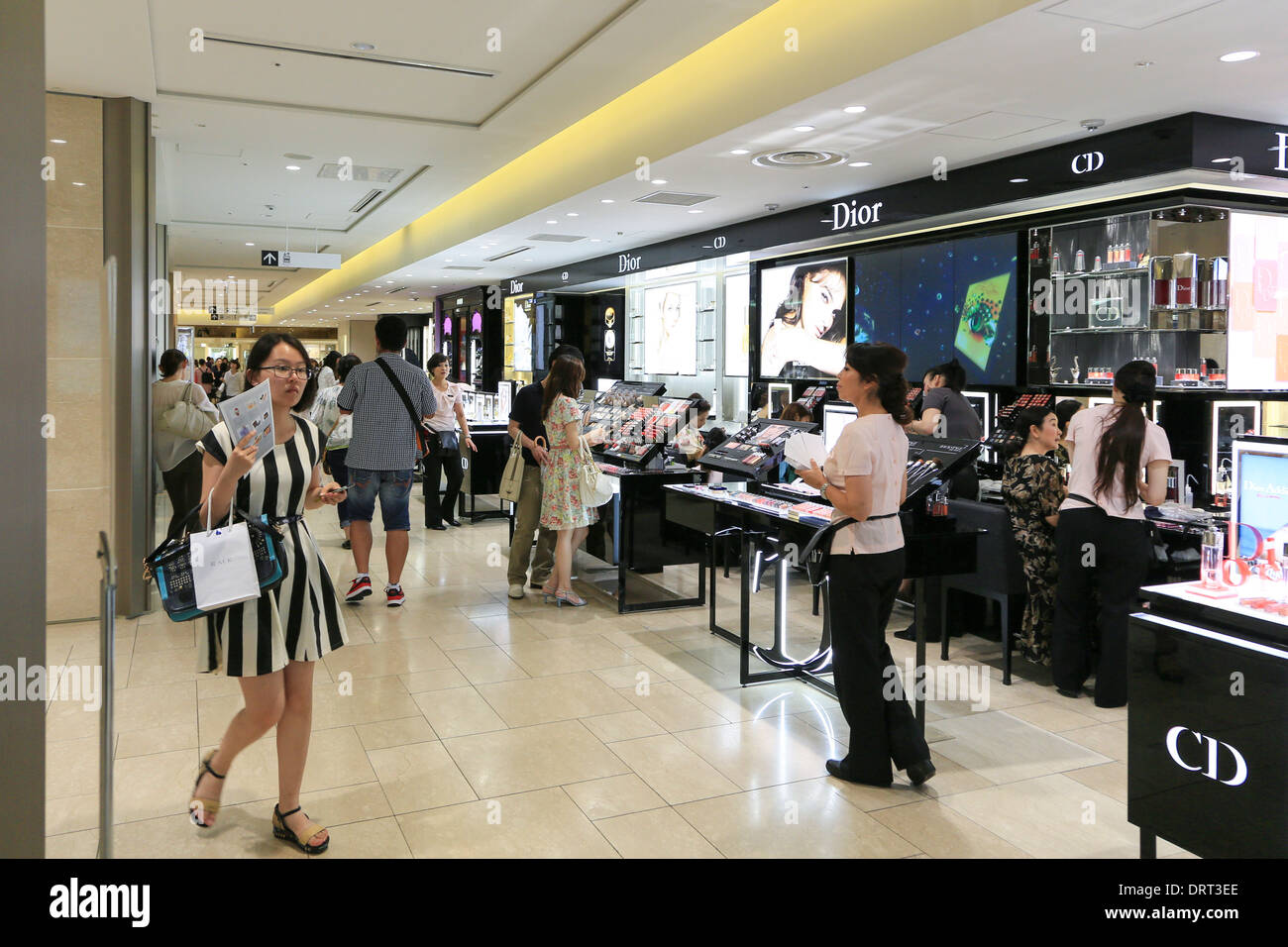 Inside Takayashima shopping mall in Ginza, Tokyo, Japan Stock Photo - Alamy