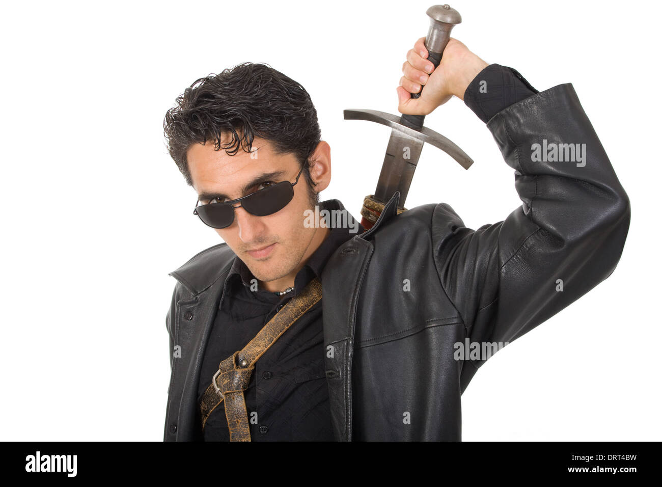 Handsome man sword hi-res stock photography and images - Alamy
