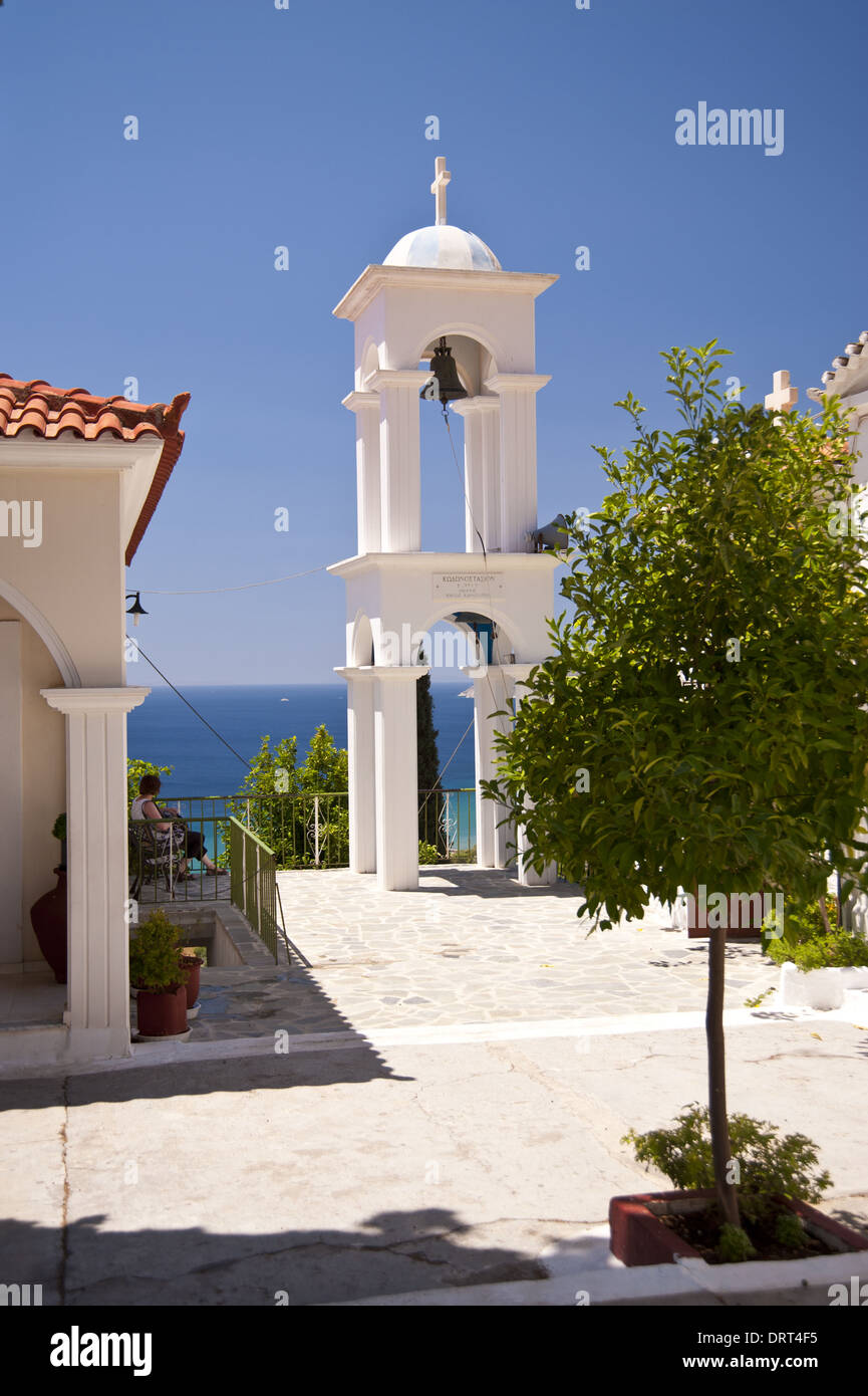 Orthodox church samos aegean hi-res stock photography and images - Alamy