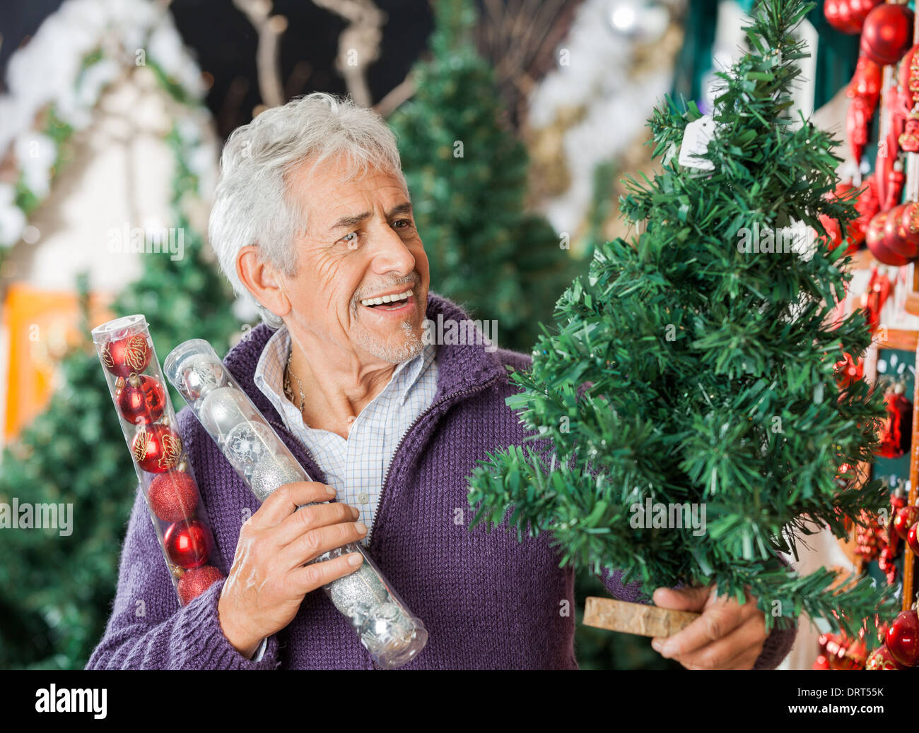 Holding christmas tree hi-res stock photography and images - Alamy