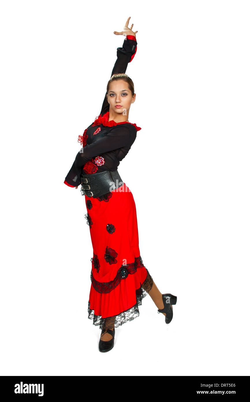 Beautiful spanish dancer Stock Photo - Alamy