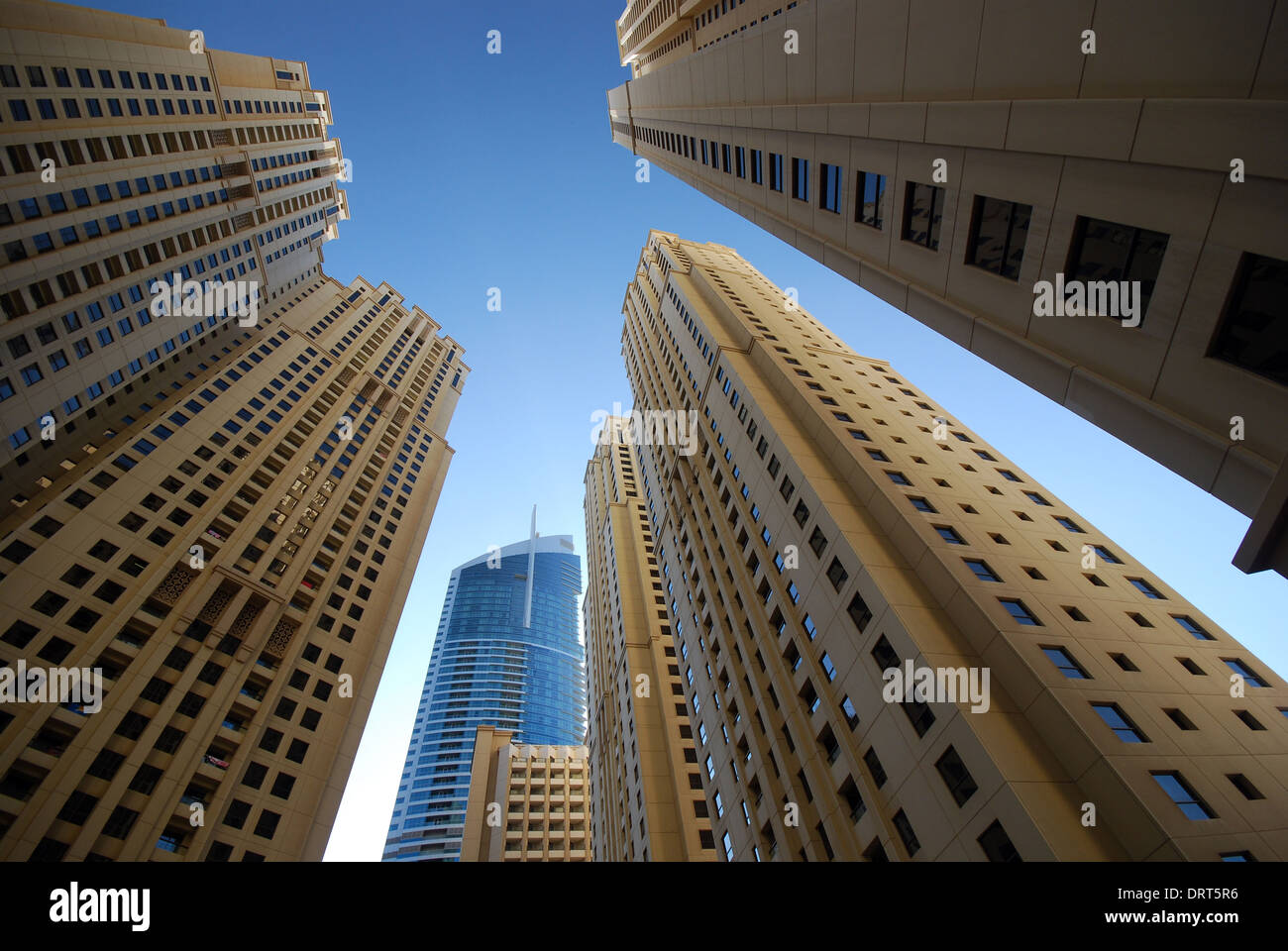 The Dubai marina with modern architecture Stock Photo - Alamy