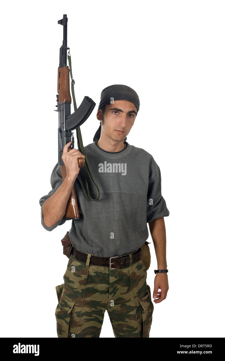 man with gun Stock Photo - Alamy