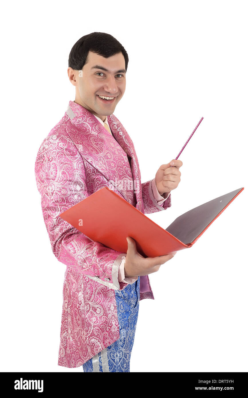 Expressive man in stage costume Stock Photo - Alamy