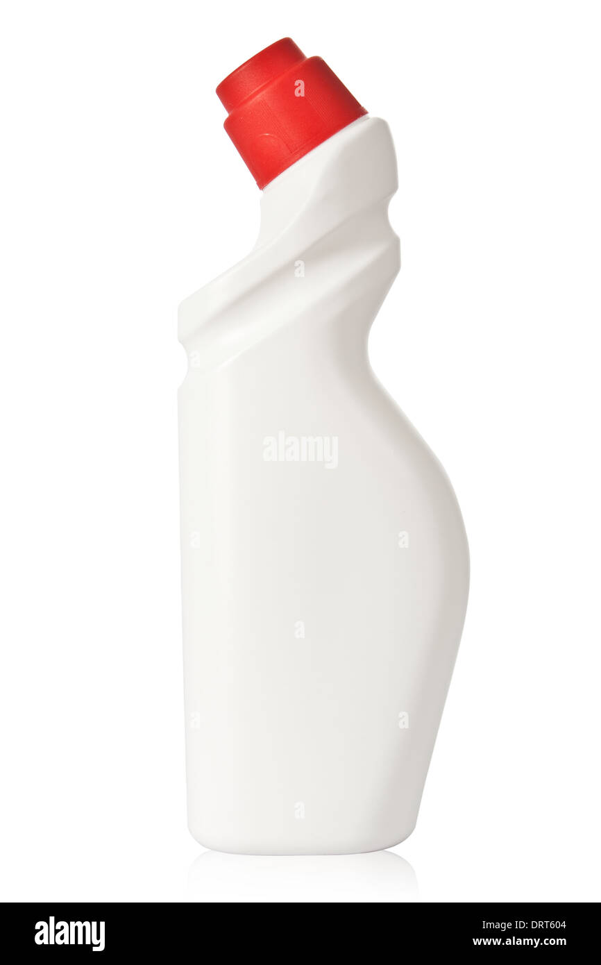 White plastic bottle Stock Photo - Alamy