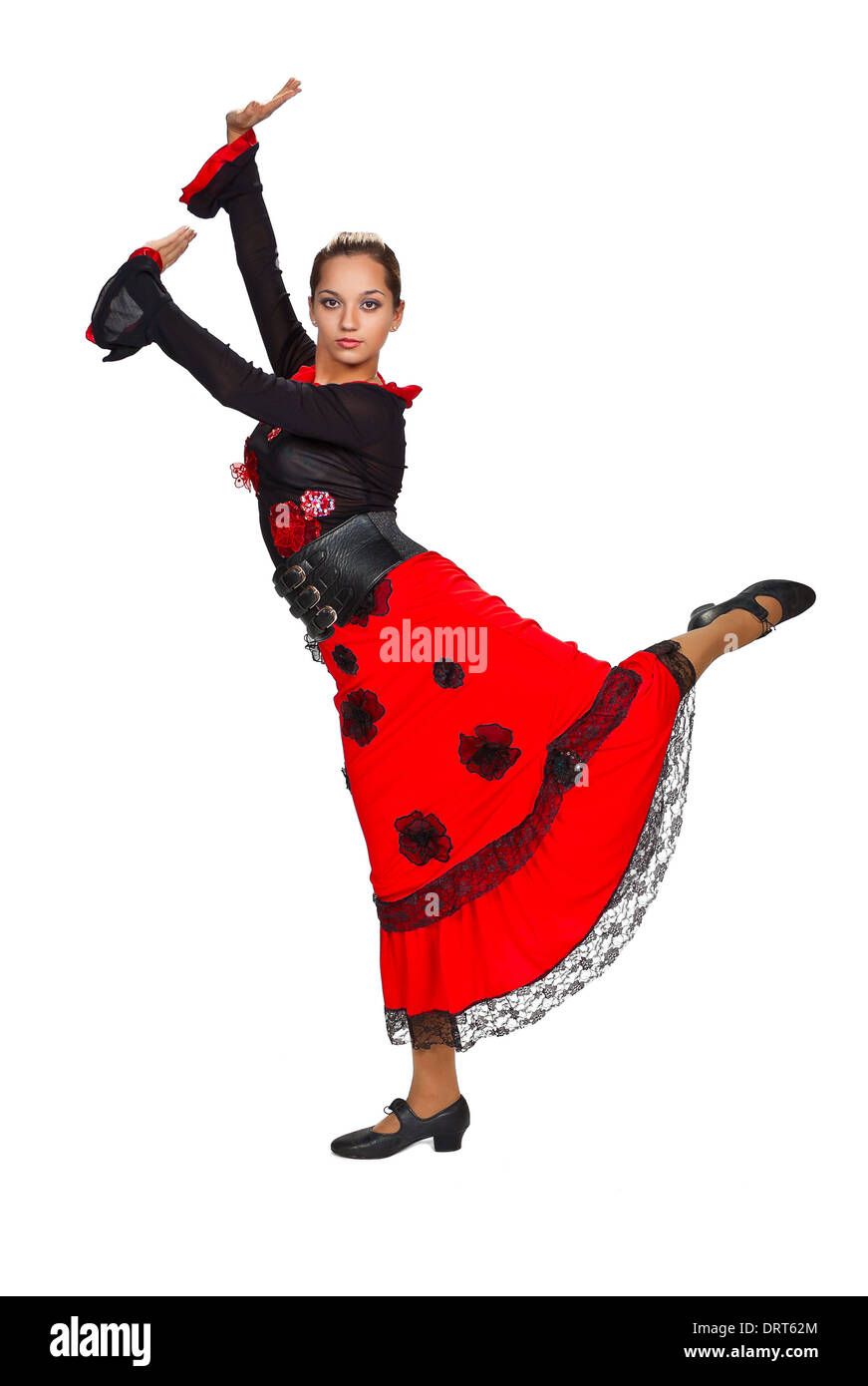 Beautiful spanish dancer Stock Photo - Alamy