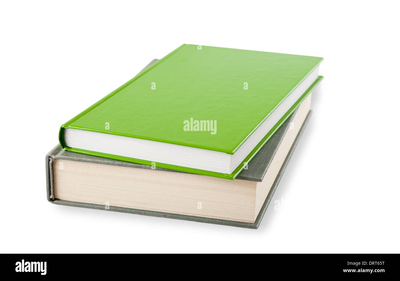 Two books isolated on white Stock Photo - Alamy