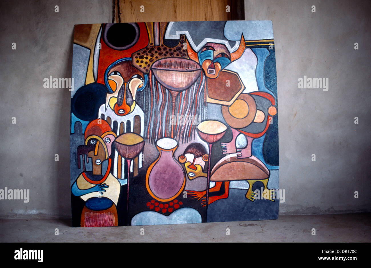 Nigeria Painting Of The Orisha Oko God Of Farming And Agriculture ...