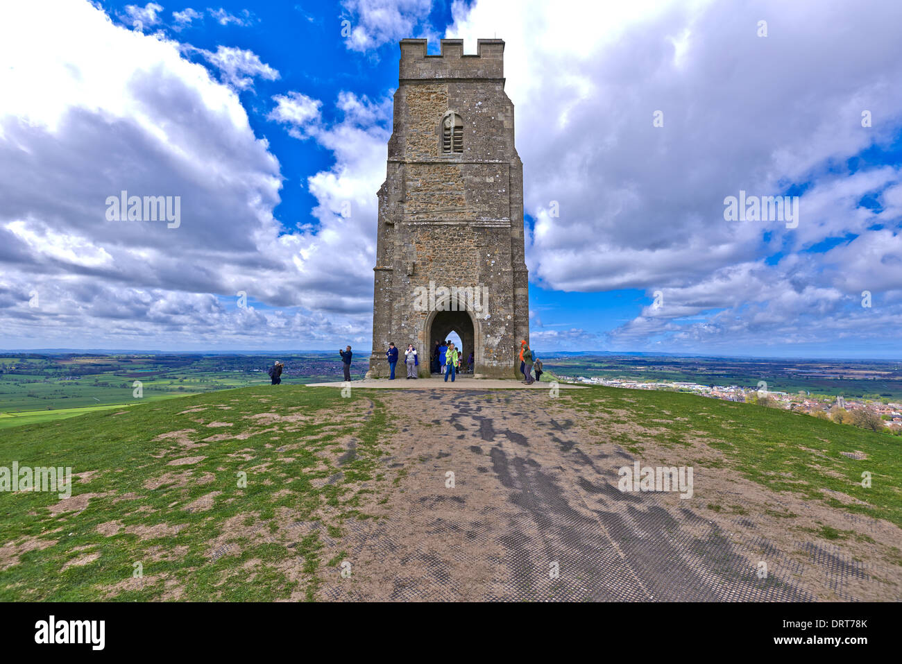 Glastonbury Tor is a hill at Glastonbury, Somerset, England, which ...