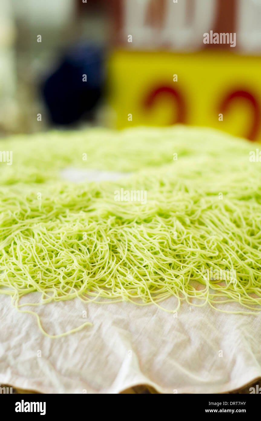 Iddiyappam or putu mayam Stock Photo - Alamy