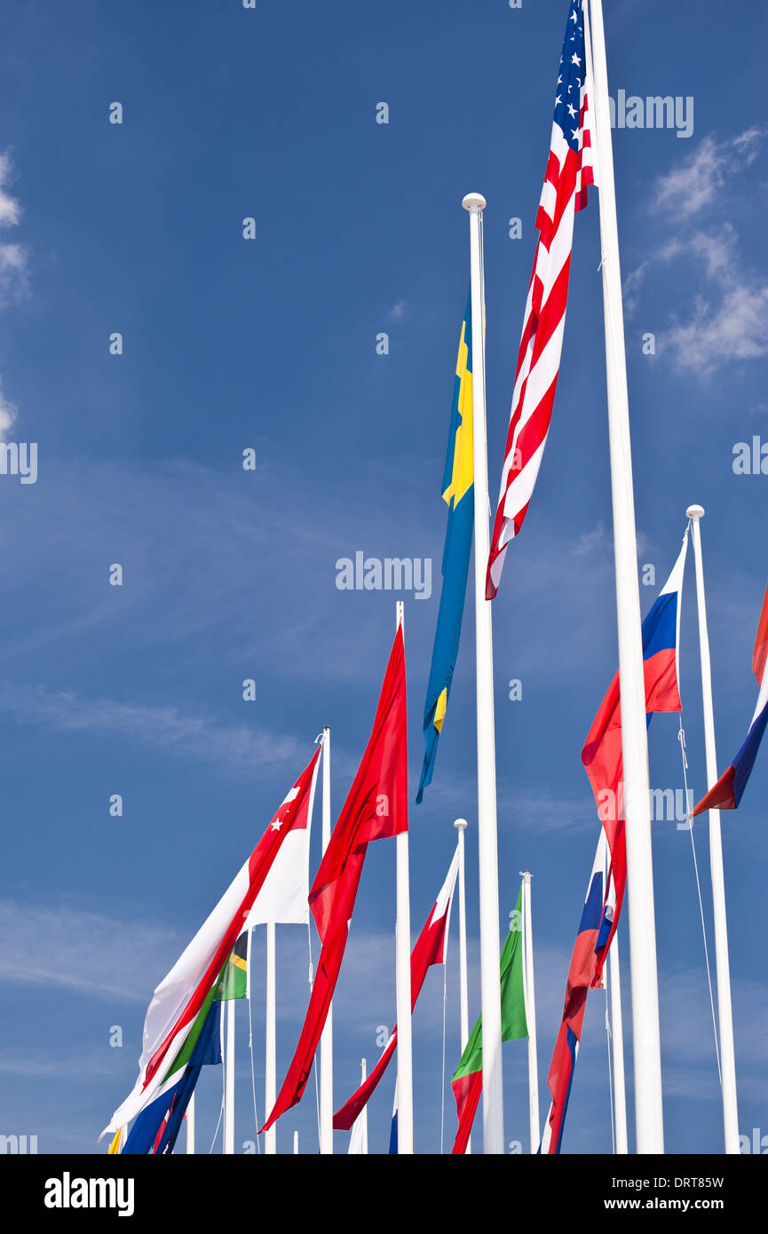 Flagge vereinte nationen hi-res stock photography and images - Alamy