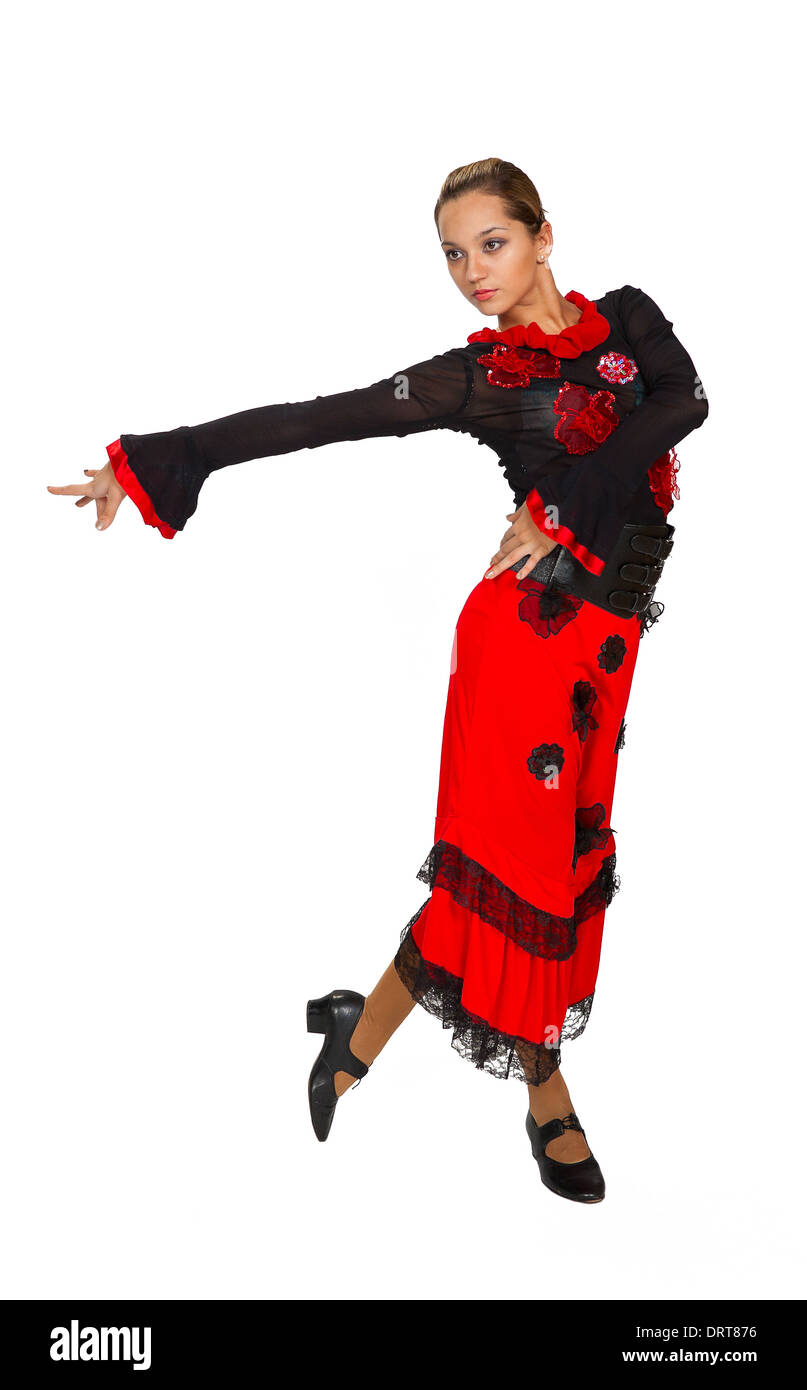 Beautiful spanish dancer Stock Photo - Alamy
