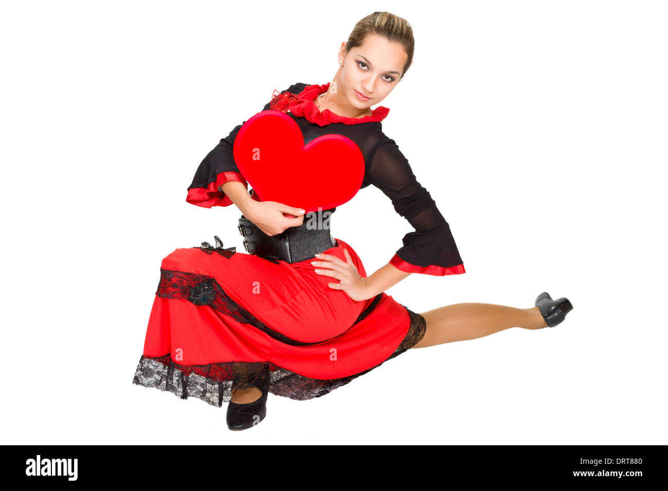 Beautiful spanish dancer Stock Photo - Alamy