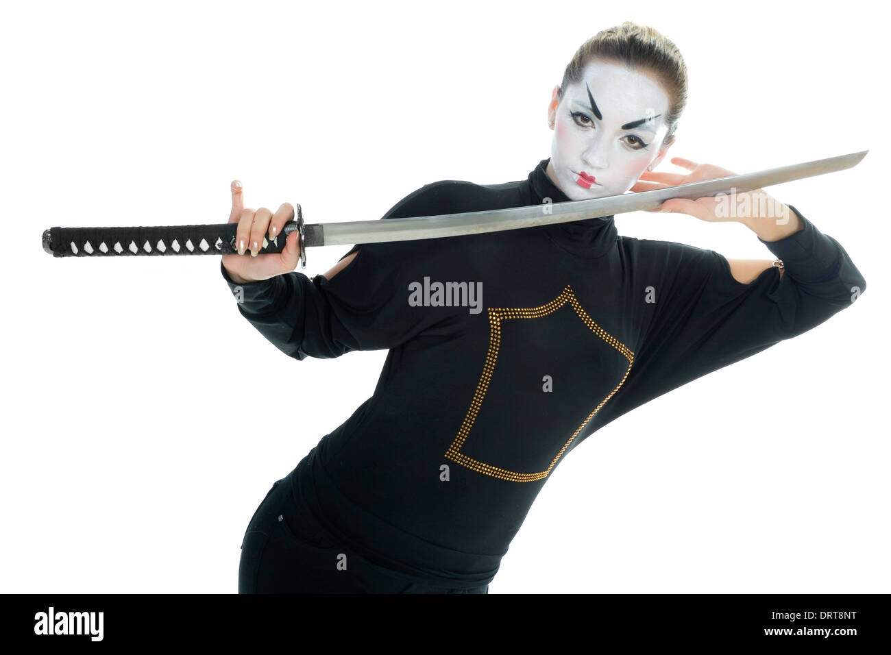 Mystic girl with sword Stock Photo - Alamy