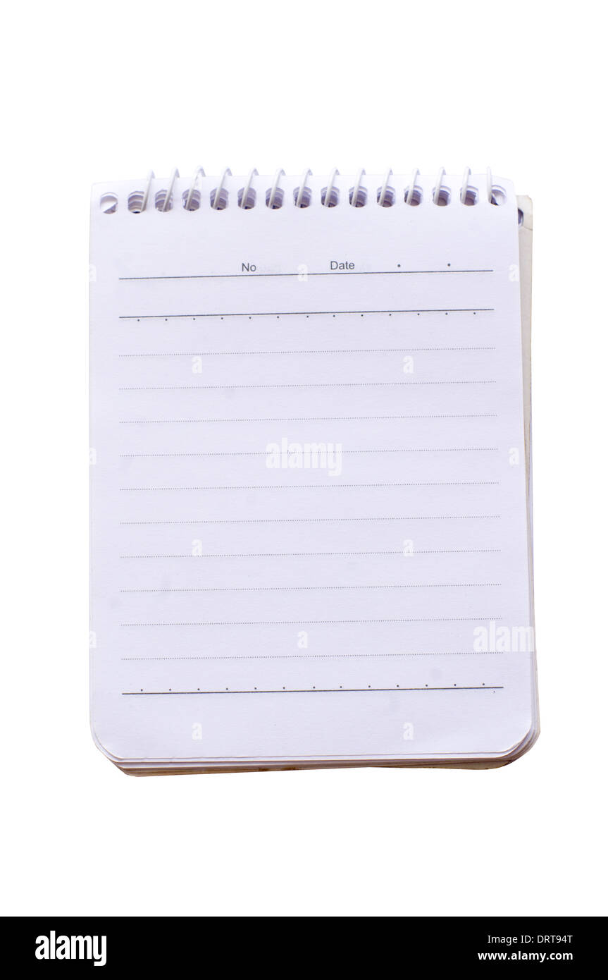 Isolated notebook hi-res stock photography and images - Alamy