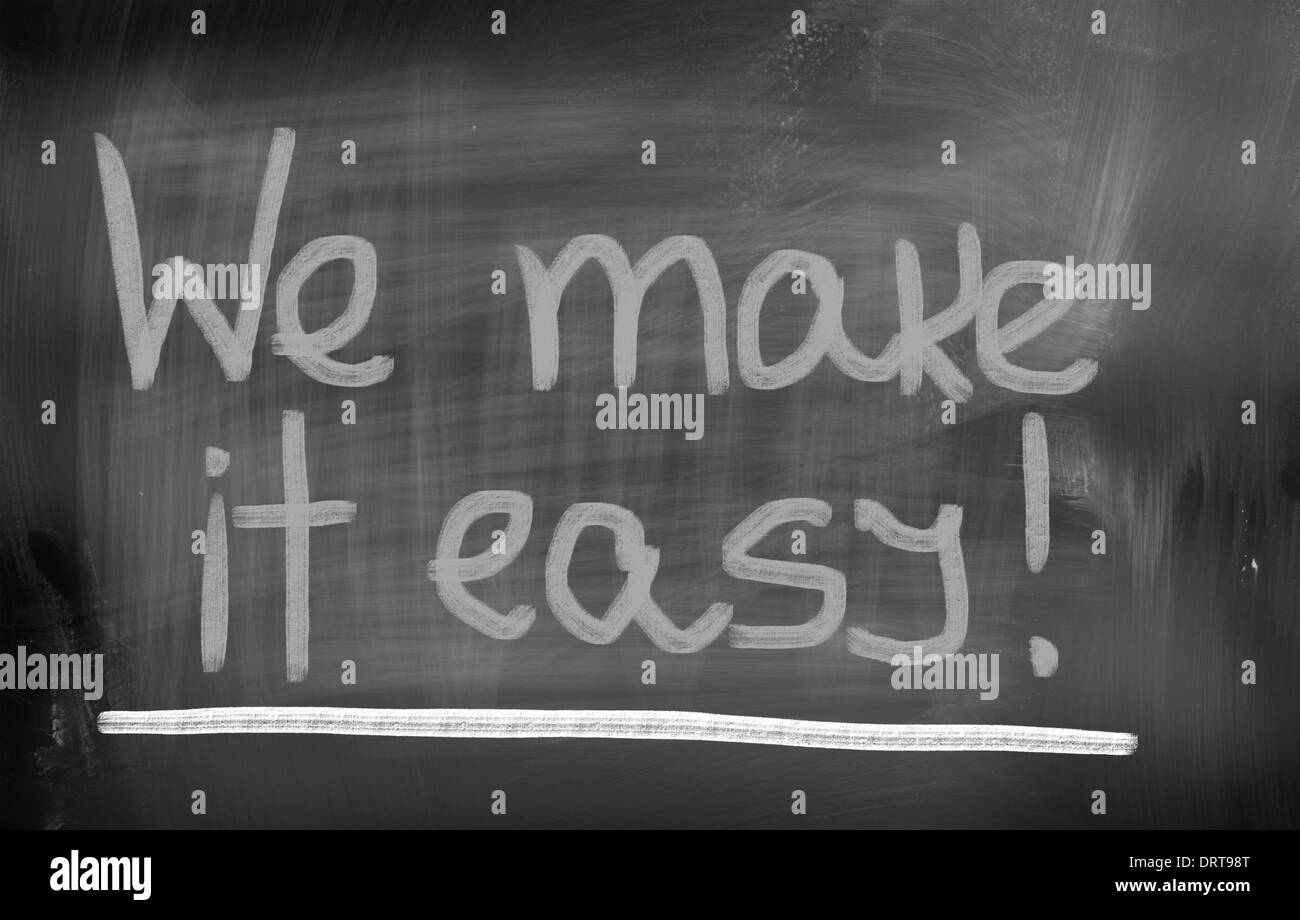 Concept Handwritten With Chalk - Color Image Stock Photo - Alamy