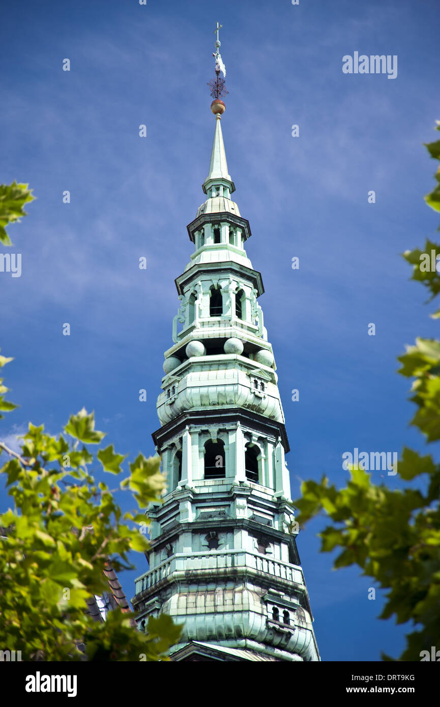 Church spire in Copenhagen Stock Photo - Alamy