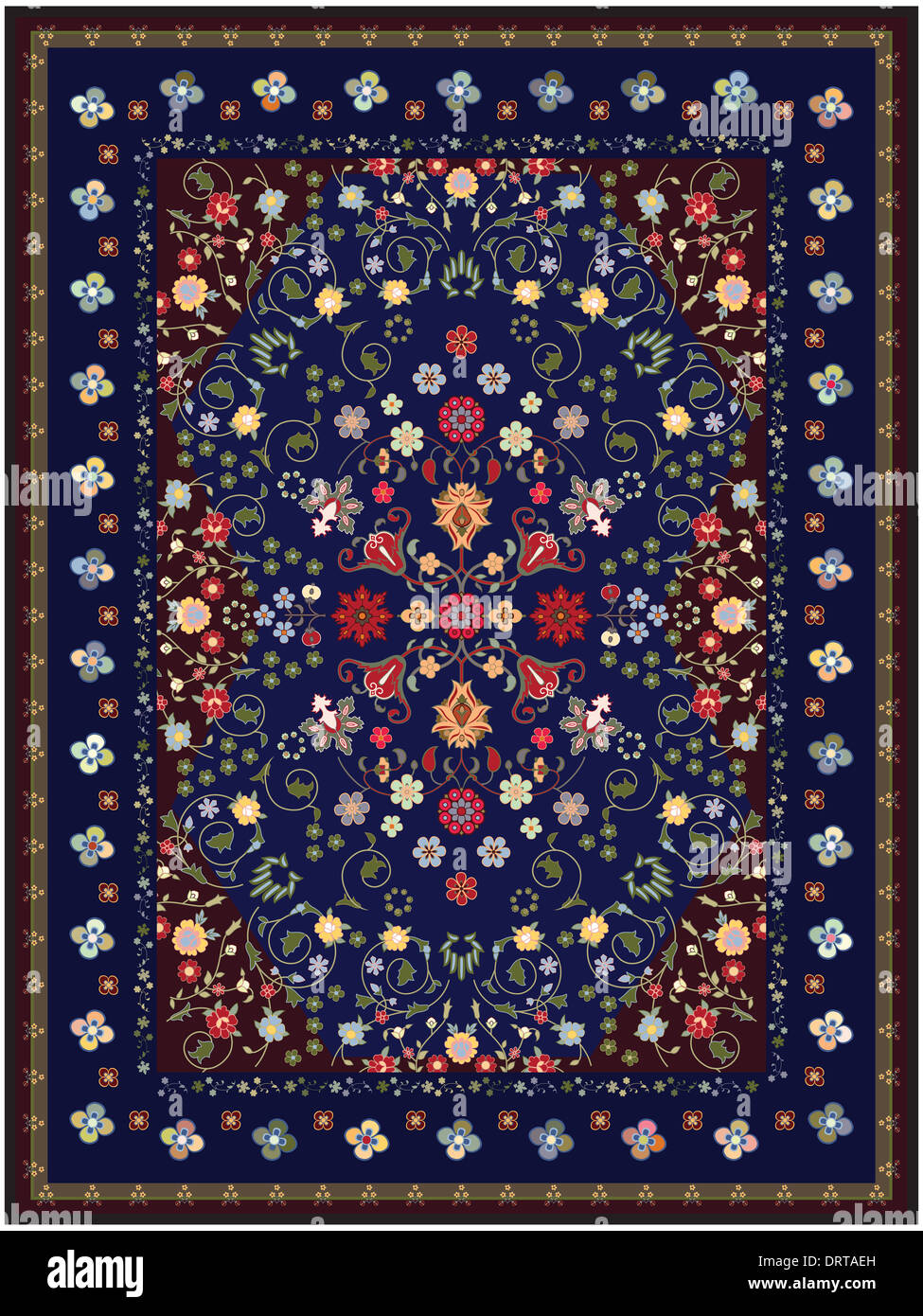 Floral Carpet Design High Resolution Stock Photography and Images - Alamy