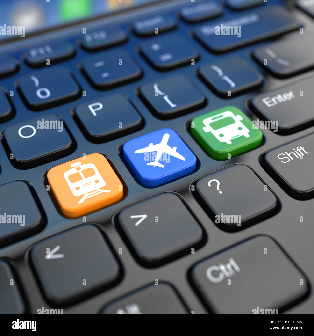 3d render enter button cargo hi-res stock photography and images - Alamy