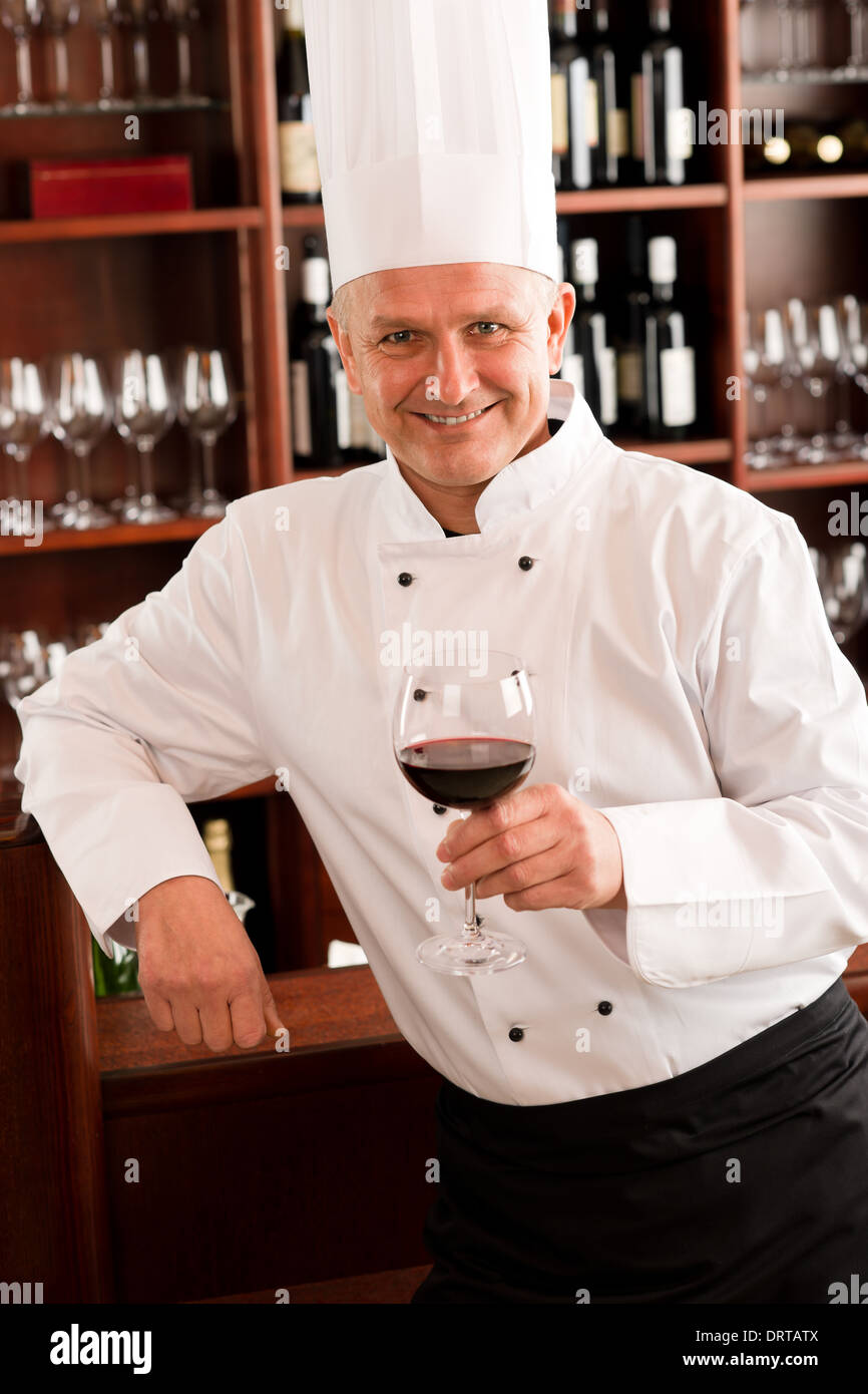 Tasting wine chef hi-res stock photography and images - Alamy