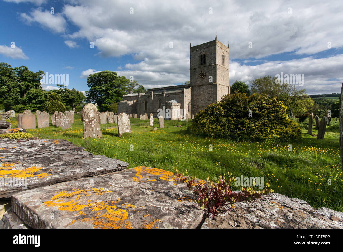 Holy Trinity Church in Wensley, Wensleydale, England Stock Photo - Alamy
