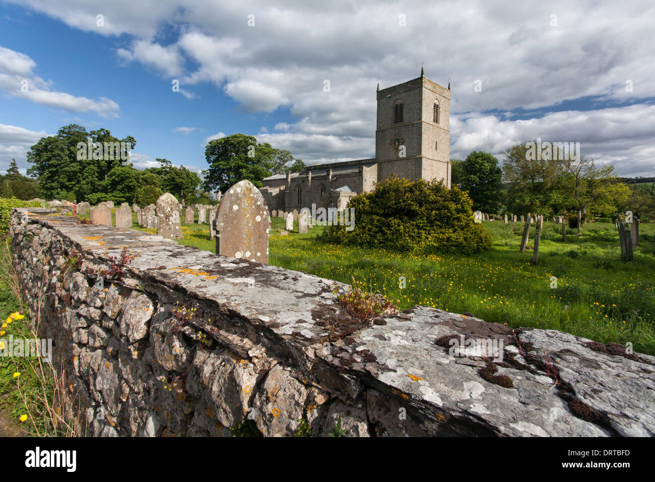 Holy Trinity Church in Wensley, Wensleydale, England Stock Photo - Alamy