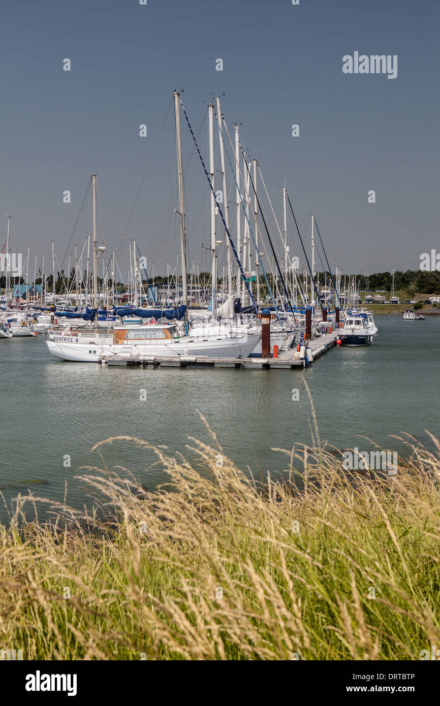 Burnham on Crouch Marina, Essex England Stock Photo - Alamy