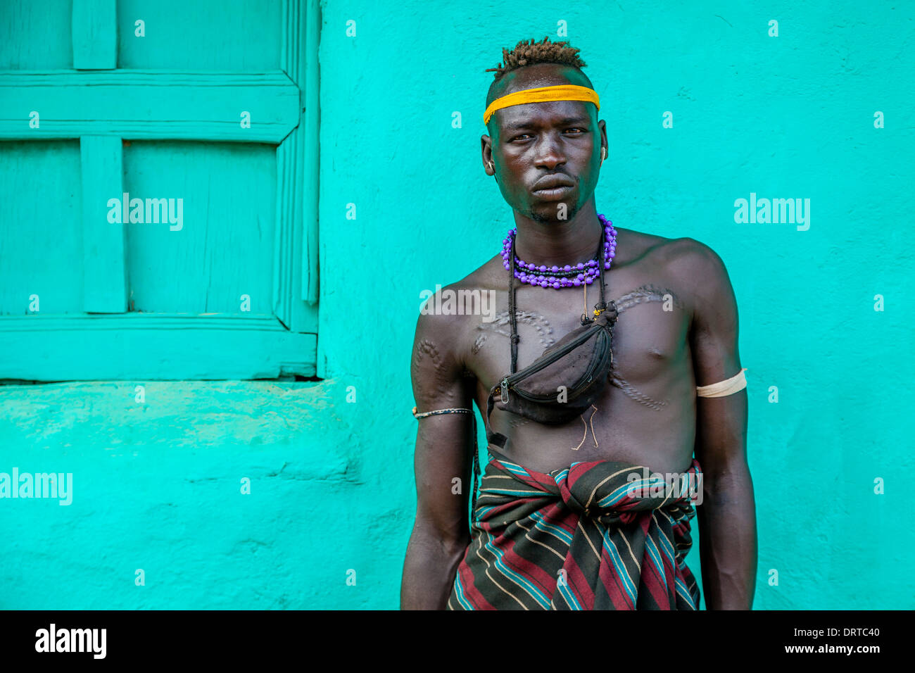Portrait mursi man mursi tribal hi-res stock photography and images - Alamy