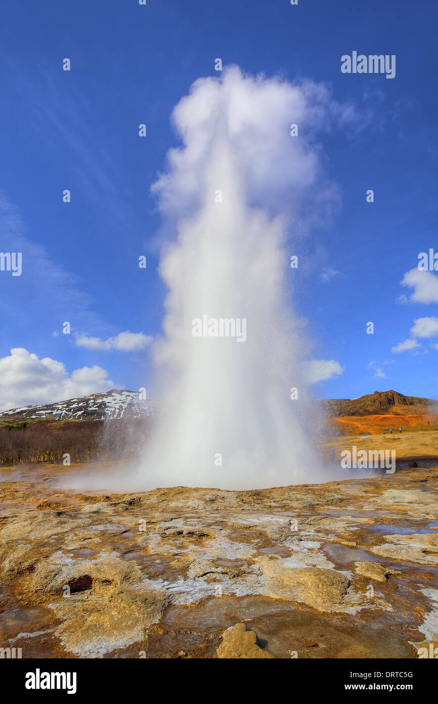 Icelandic fountain geyser hi-res stock photography and images - Alamy