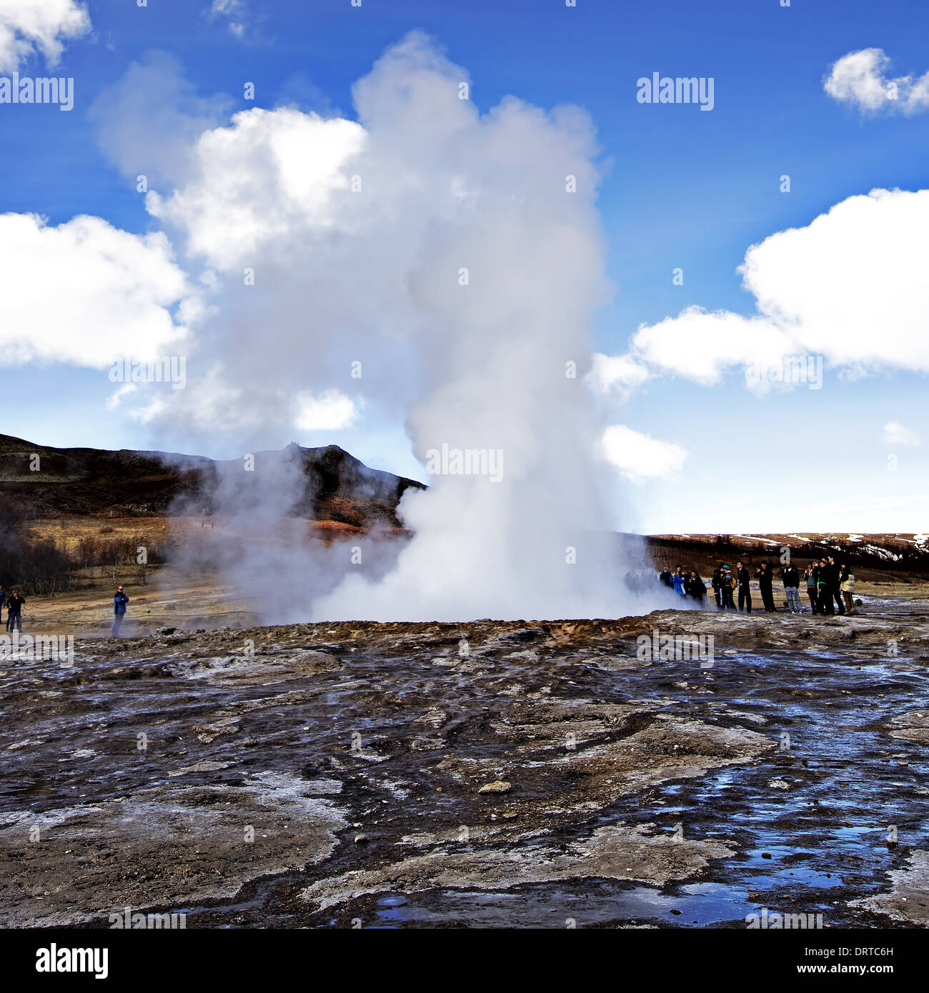Icelandic geyser fountain hi-res stock photography and images - Alamy