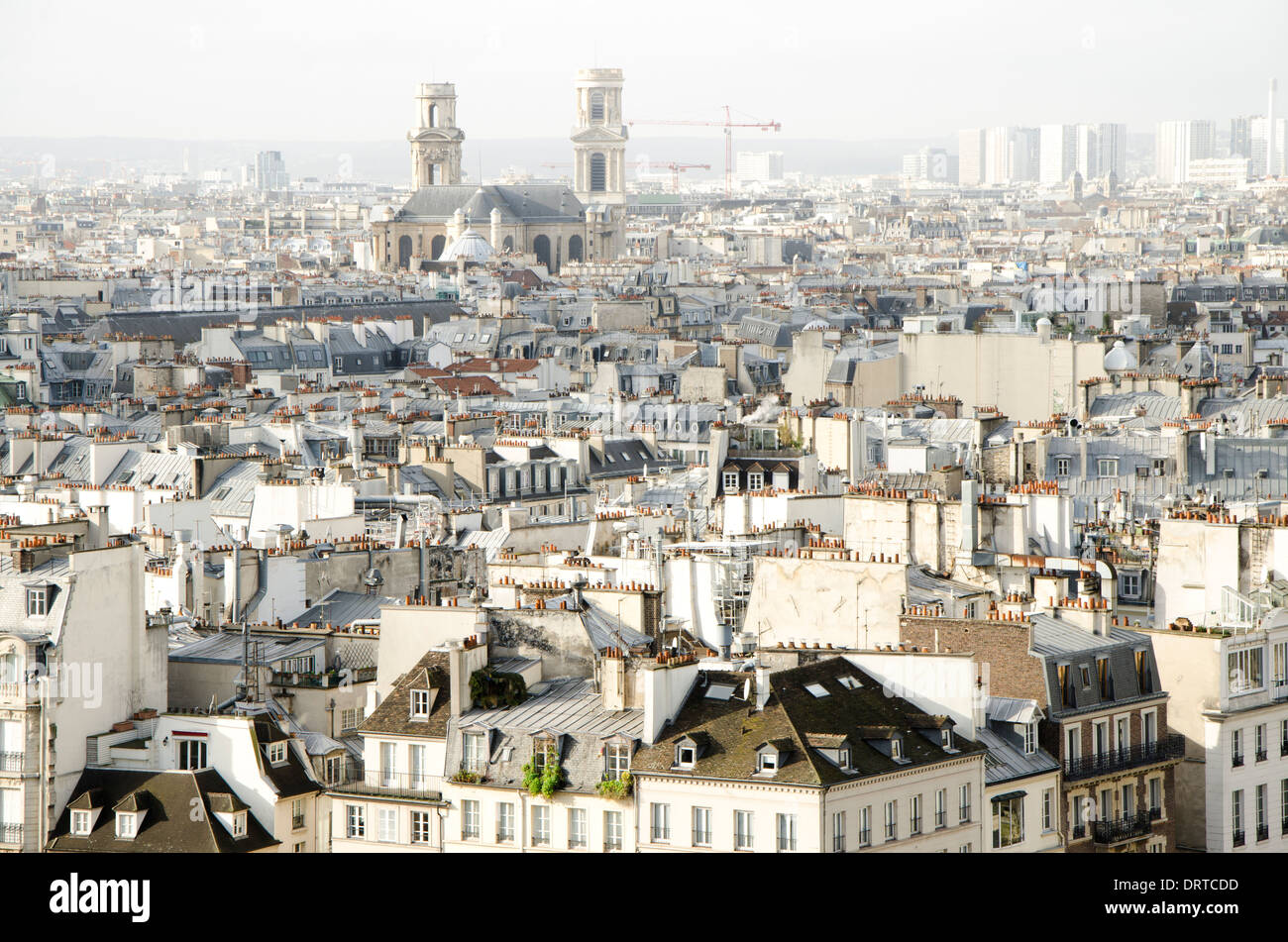 Cityscape of parisian buildings, Paris, France Stock Photo - Alamy