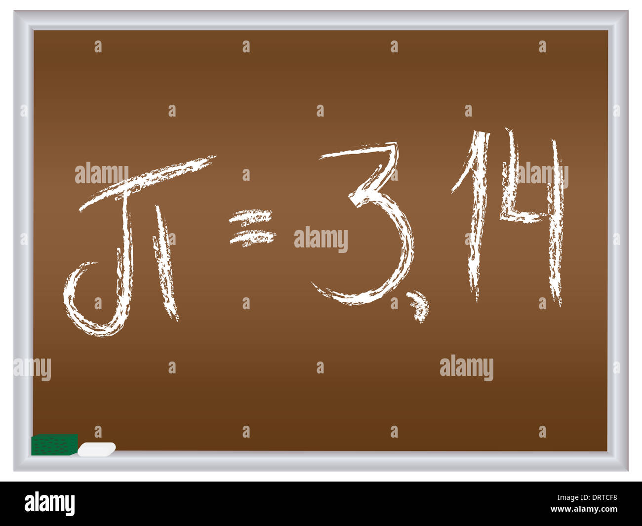 number pi written on chalkboard Stock Photo - Alamy