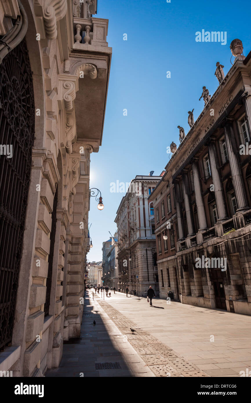 Trieste italy old town narrow hi-res stock photography and images - Alamy
