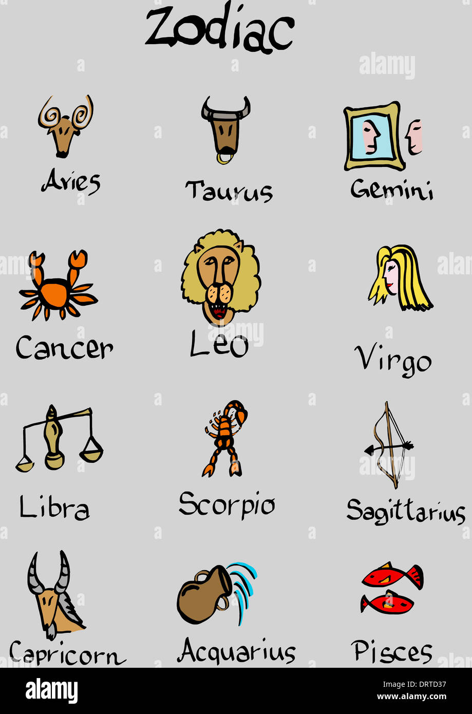 Astrology star signs hi-res stock photography and images - Alamy