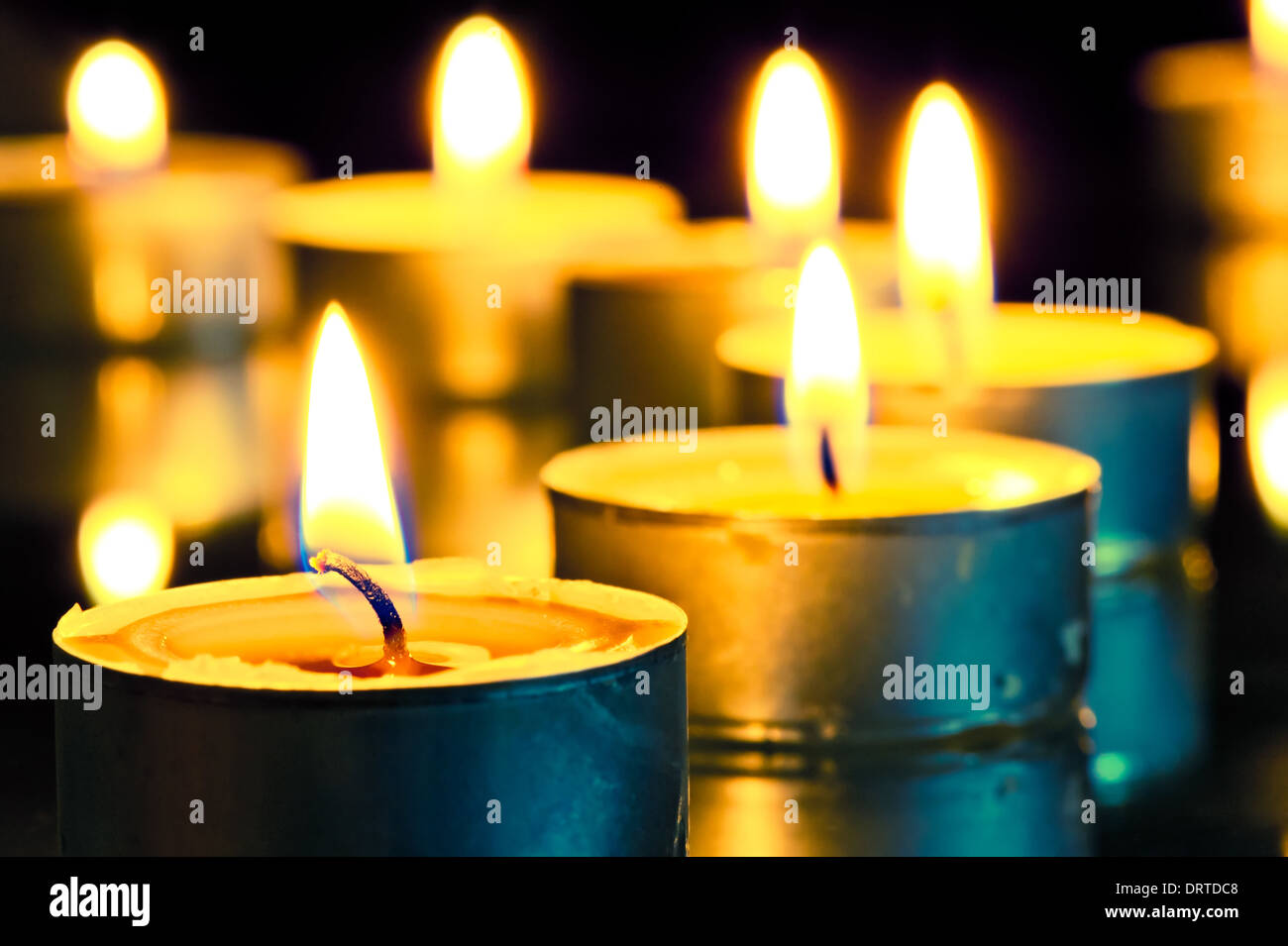 Candles burning bright hi-res stock photography and images - Alamy