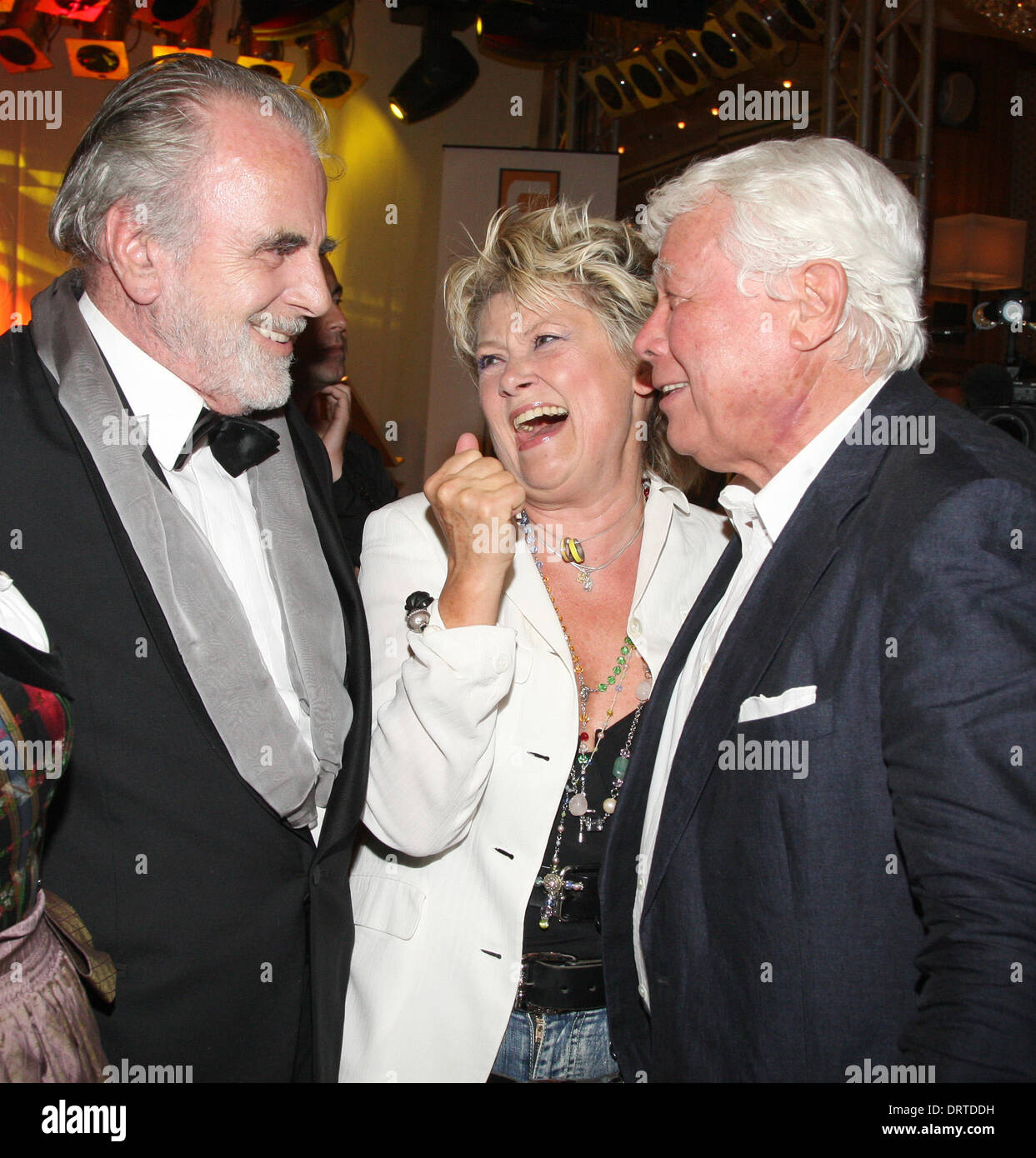 Woerthersee, Austria. 15th July, 2008. Actor Maximilian Schell (L-R ...