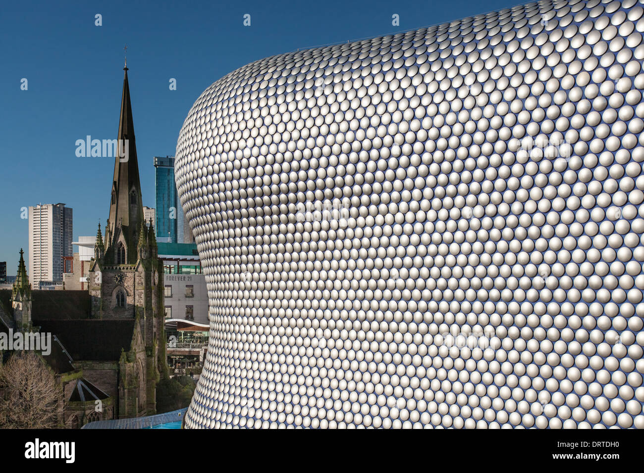 Bull Ring and St Martins Church, Birmingham, West Midlands, England ...