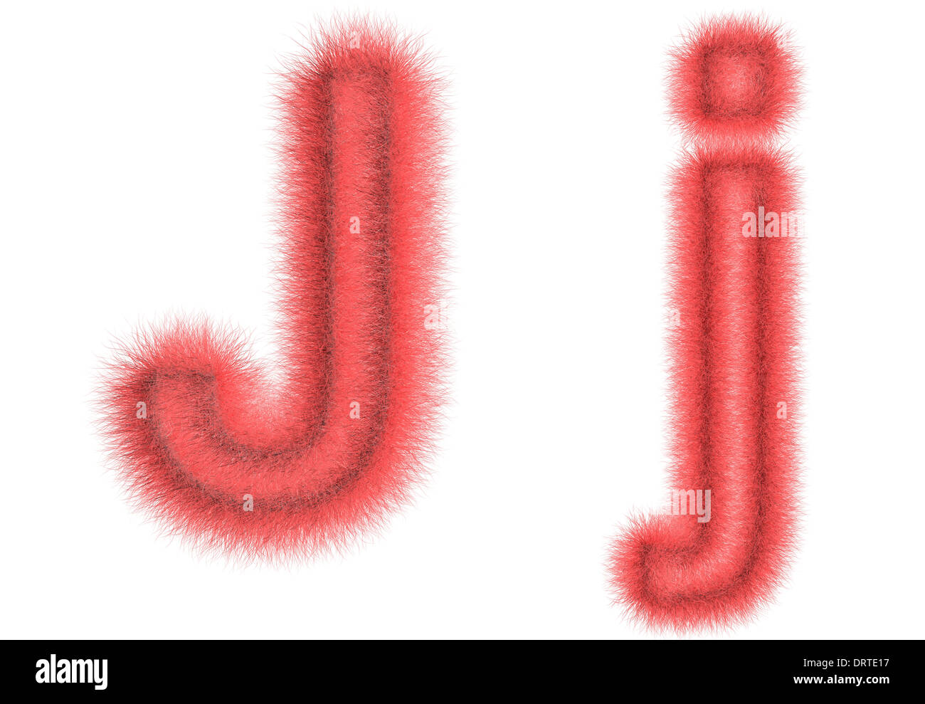 Symbol "J" from wool on the white isolated background Stock Photo - Alamy