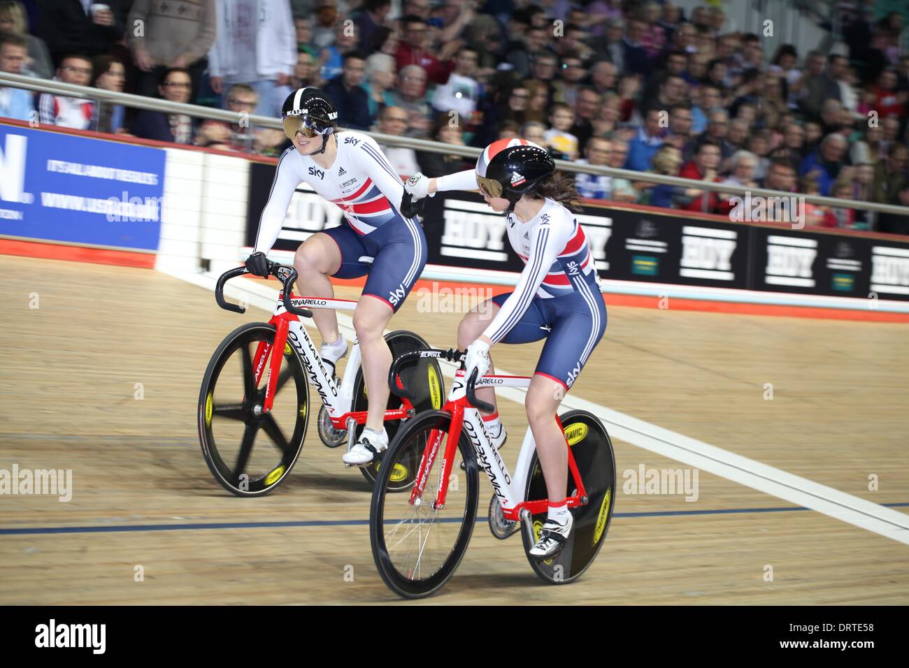 Manchester, UK. 1st February 2014. Revolution Series Track Cycling ...