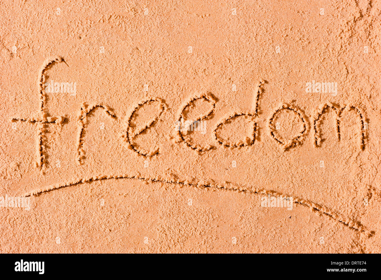 Handwriting text writing freedom hi-res stock photography and images ...